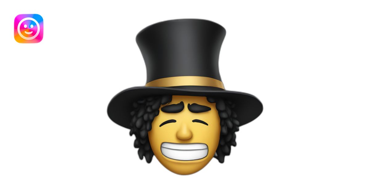 Slash-hat emoji | AI Emoji Generator