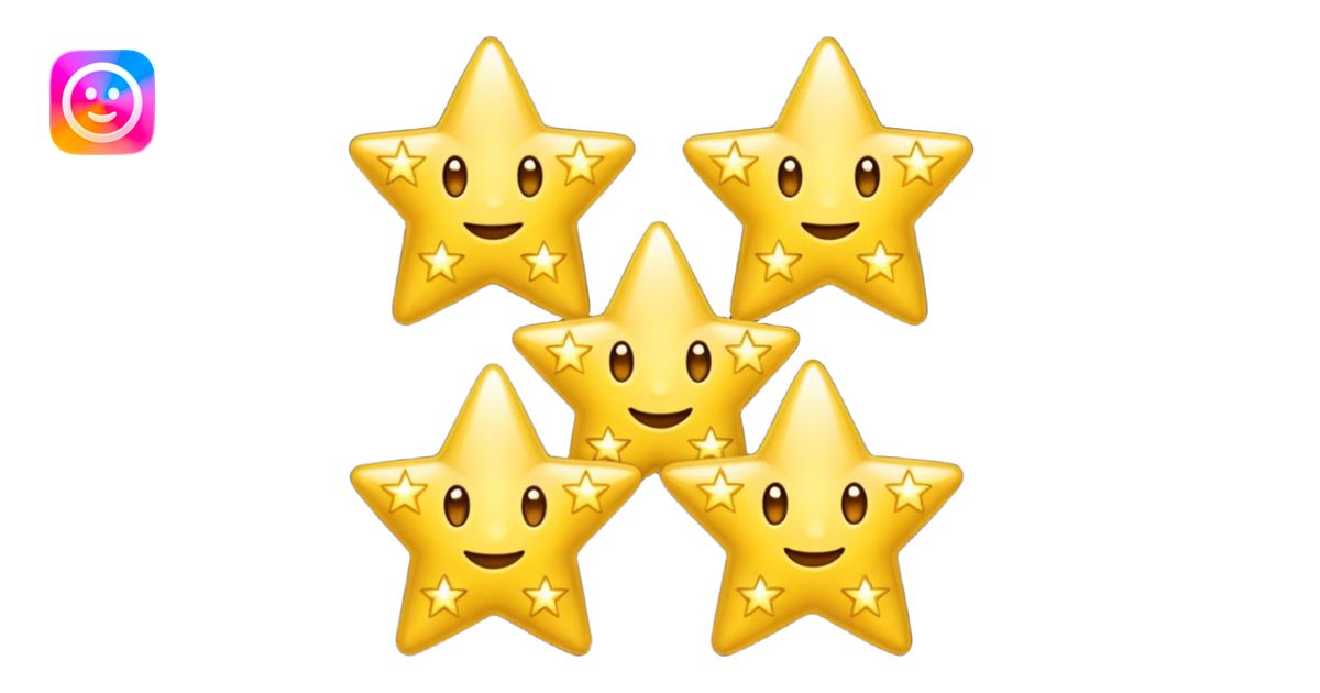 estrellas brillando emoji | AI Emoji Generator