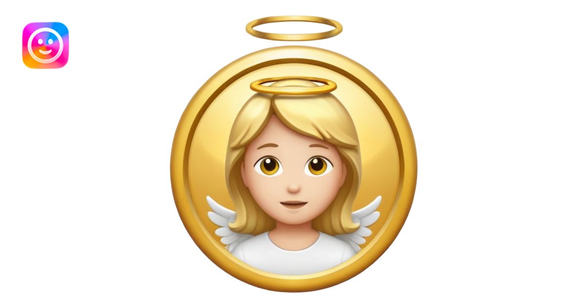 ANGEL HALO emoji | AI Emoji Generator
