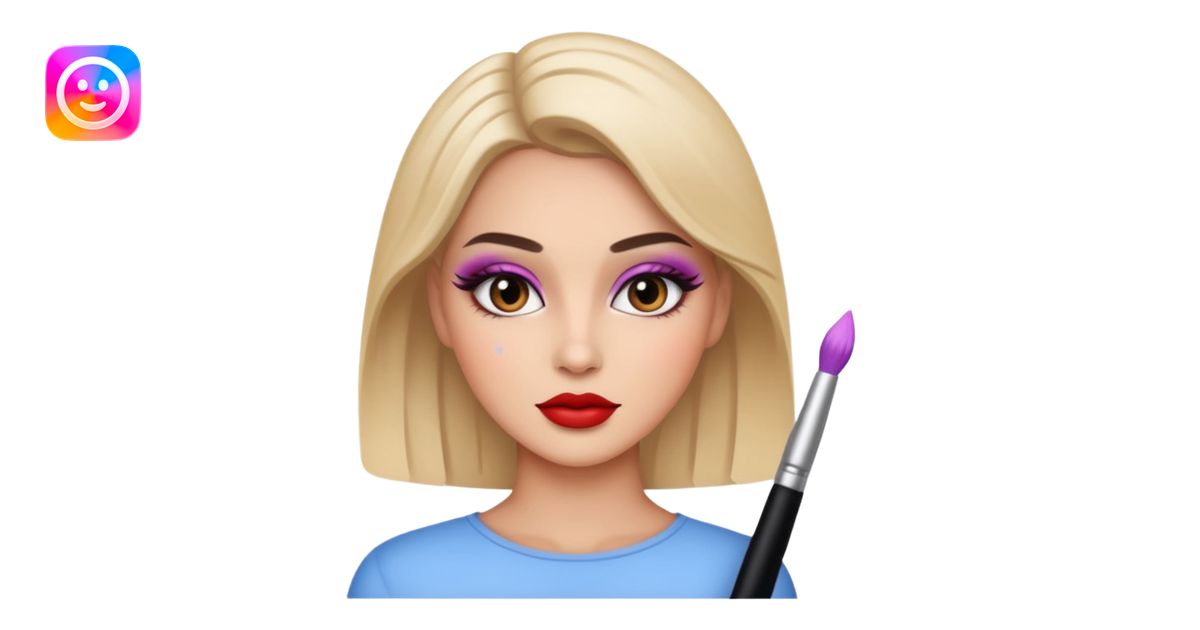 Rate beauty makeup cool emoji | AI Emoji Generator
