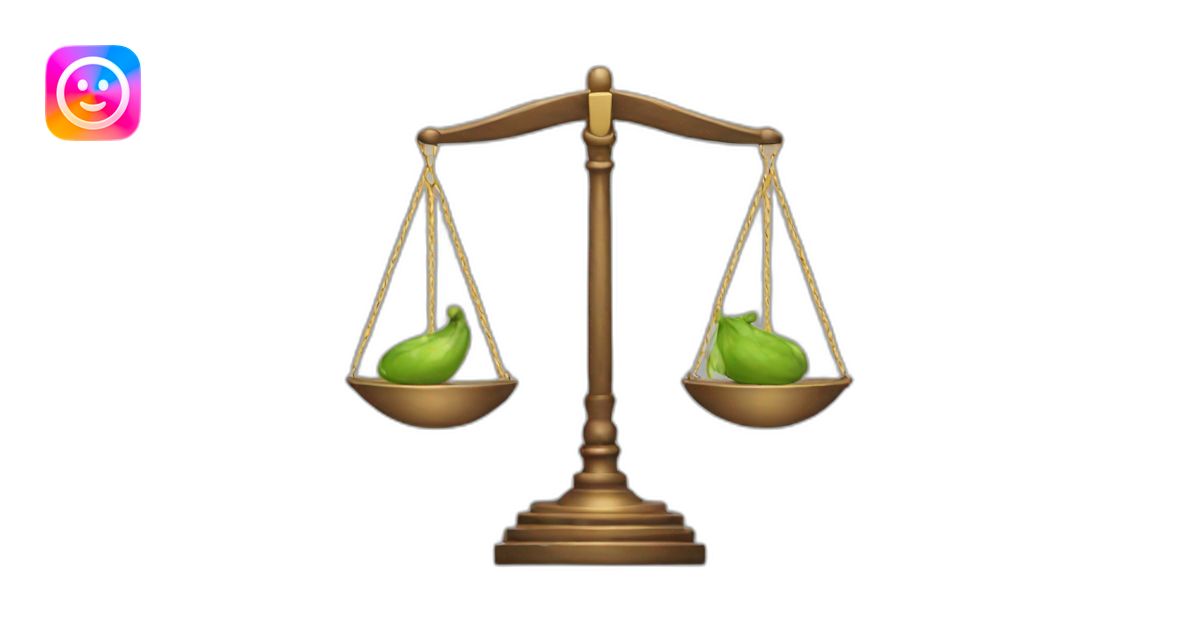 Balance Scale emoji | AI Emoji Generator