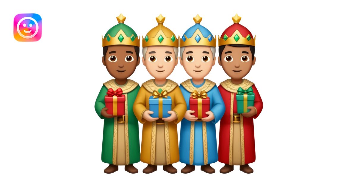 The-three-wise-man emoji | AI Emoji Generator