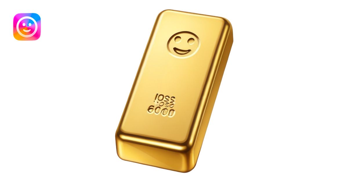 create a golden gold bar emoji the most attractive any one or all of ...
