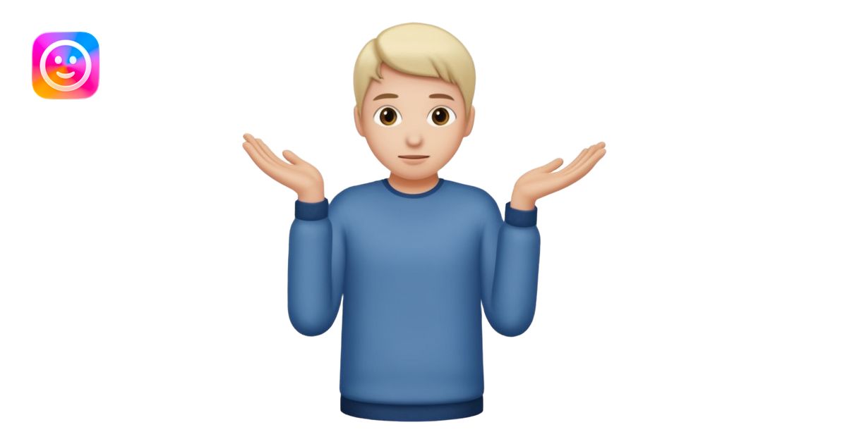 Person hiding object behind back emoji | AI Emoji Generator