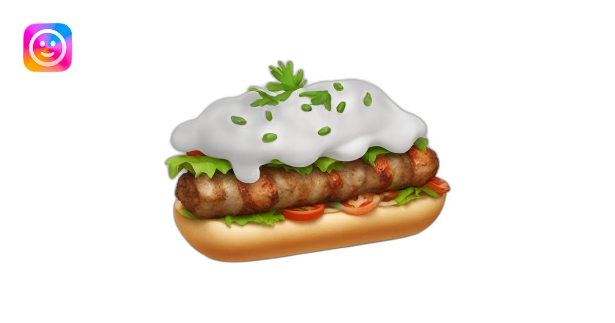 Kebab with ayran emoji | AI Emoji Generator
