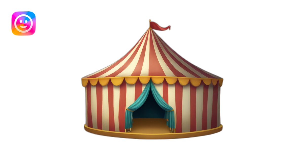 circus tent emoji | AI Emoji Generator