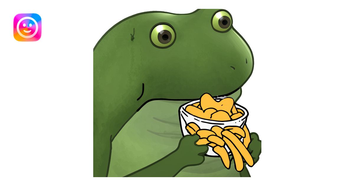 Eating meme | AI Emoji Generator