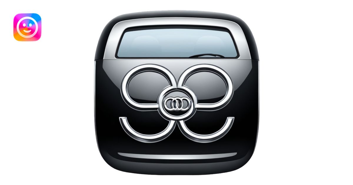 Audi A3 Logo emoji | AI Emoji Generator