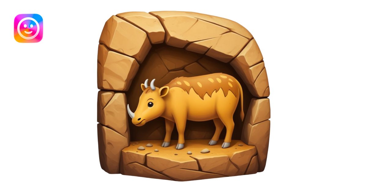 stone age cave art emoji | AI Emoji Generator