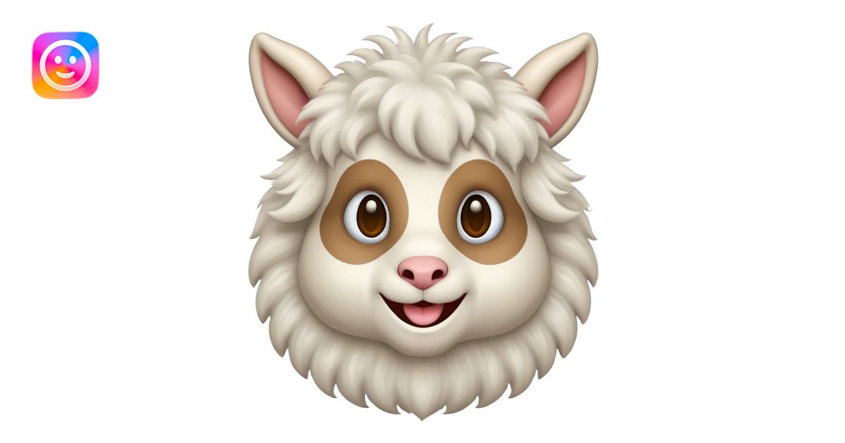 mohair goat emoji emoji | AI Emoji Generator