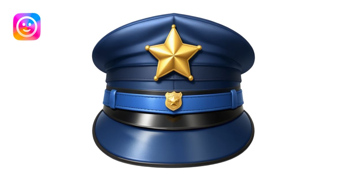 Police hat emoji | AI Emoji Generator
