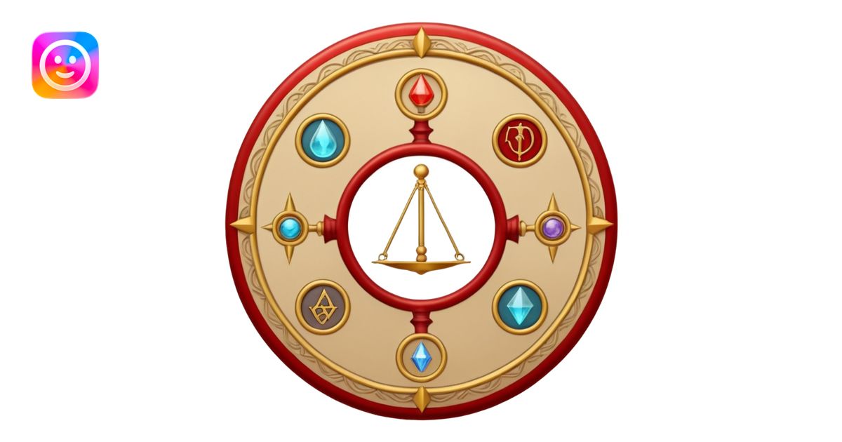 A circular casting sigil inspired by the Wizard101 Balance School ...