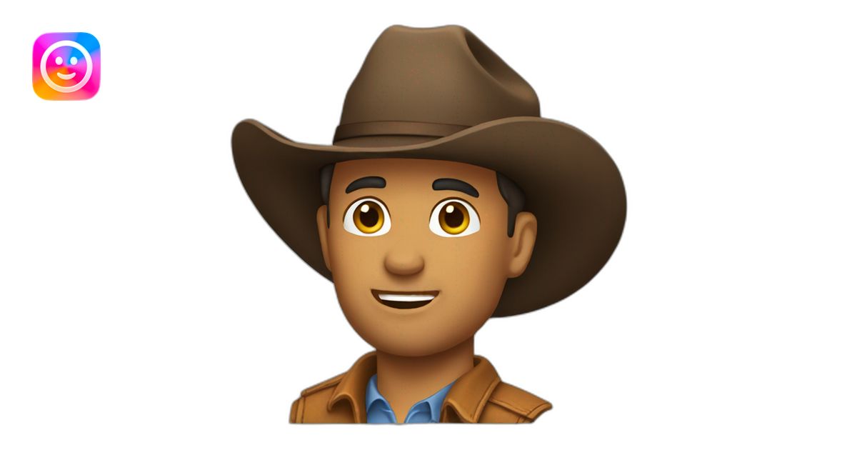 Texas cowboy emoji | AI Emoji Generator