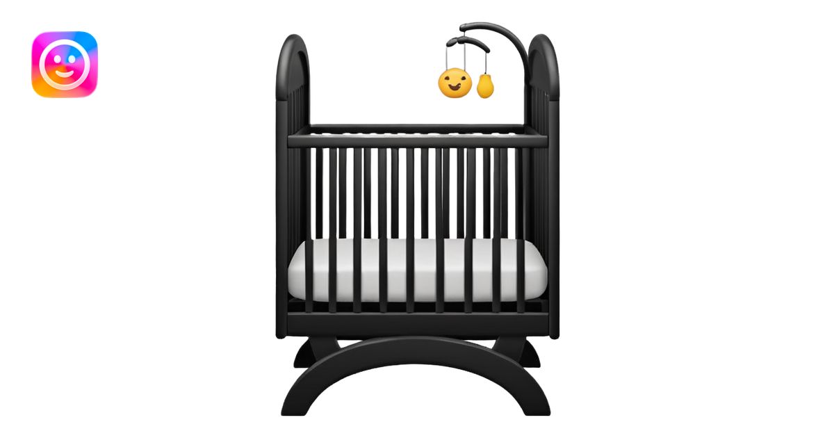 black crib emoji | AI Emoji Generator