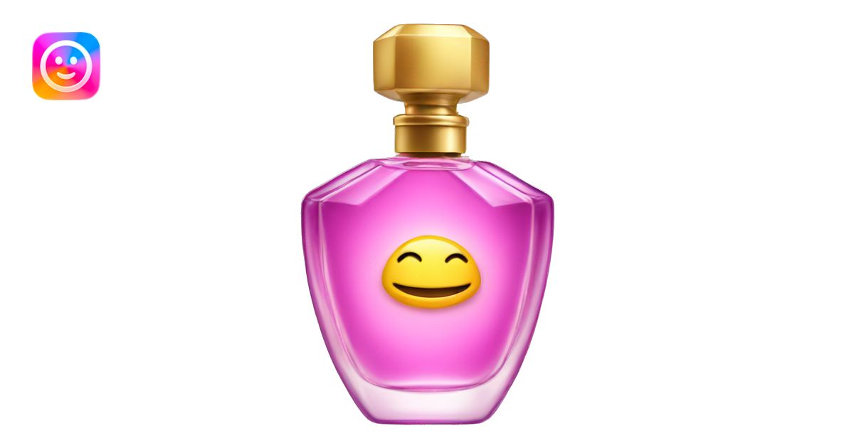 Perfume with fragrance coming out emoji | AI Emoji Generator