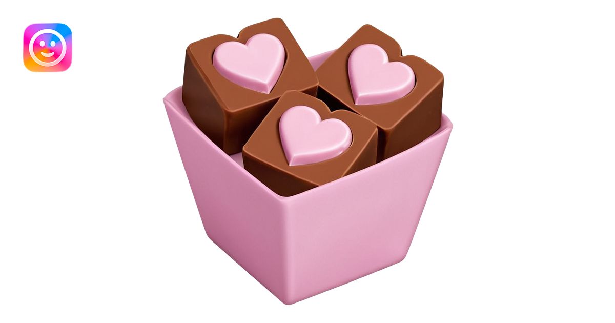 Two square milk chocolate 2 pralines only, Each praline is a sharp ...