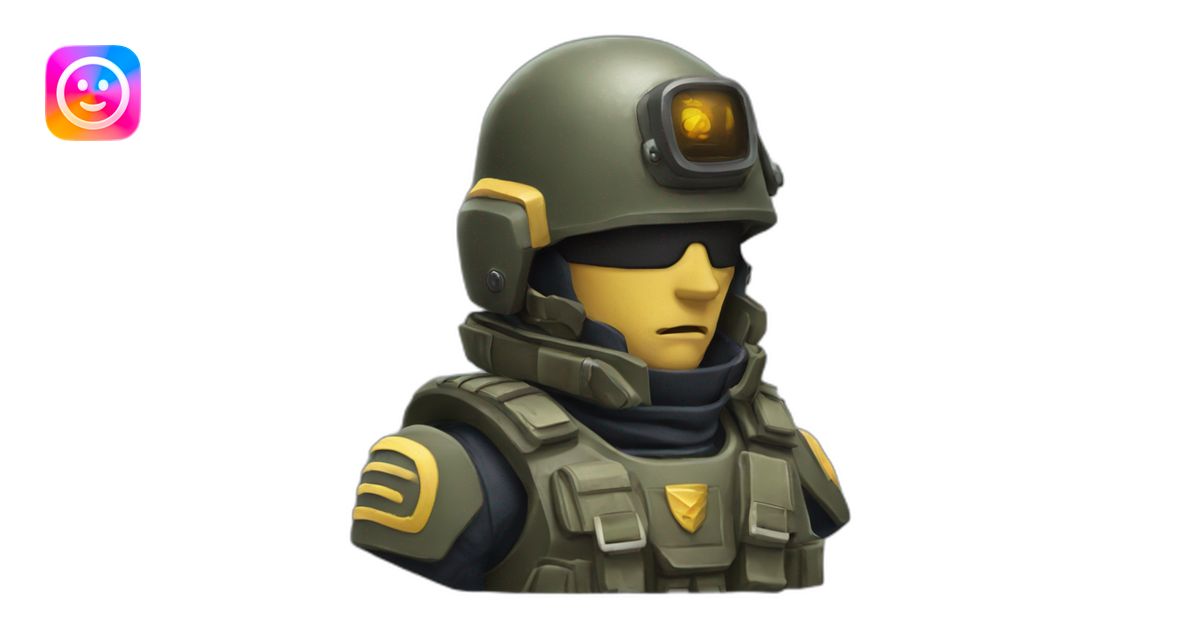 Helldivers Sergeant Major emoji | AI Emoji Generator