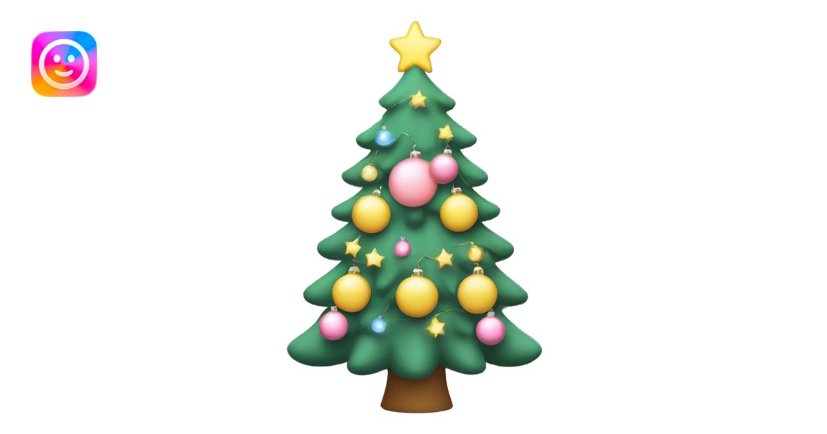 christmas tree with pastel ornaments like pink and yellow, with fairy ...