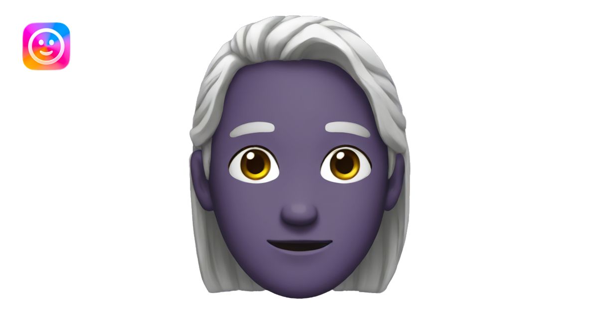 Purple ANIME emoji | AI Emoji Generator