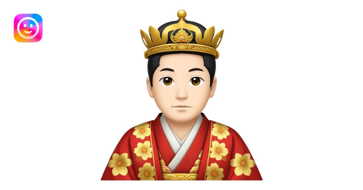 Japanese emperor emoji | AI Emoji Generator