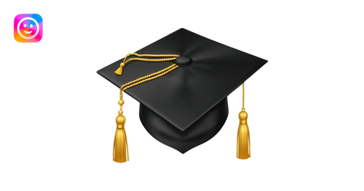 graduate cap emoji | AI Emoji Generator