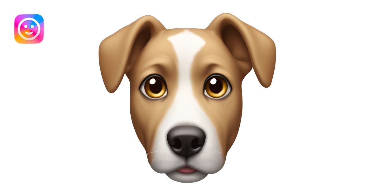Big healer dog emoji | AI Emoji Generator