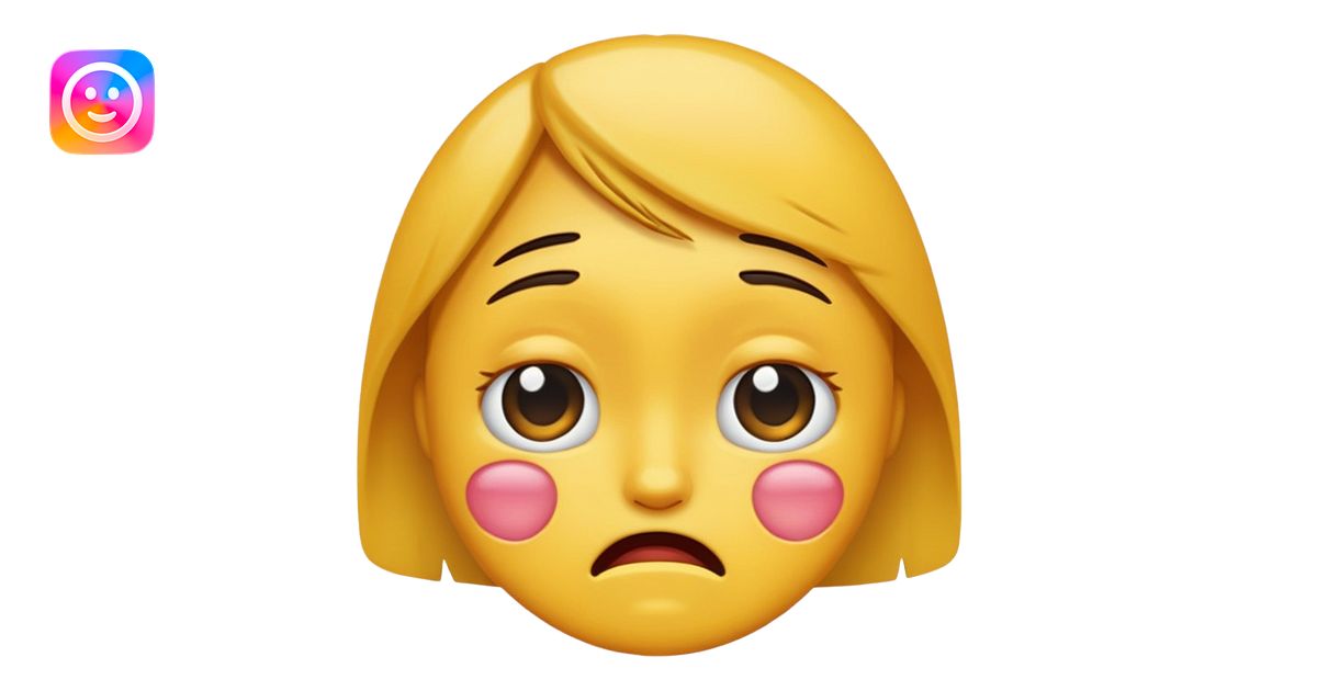 No crying emoji | AI Emoji Generator