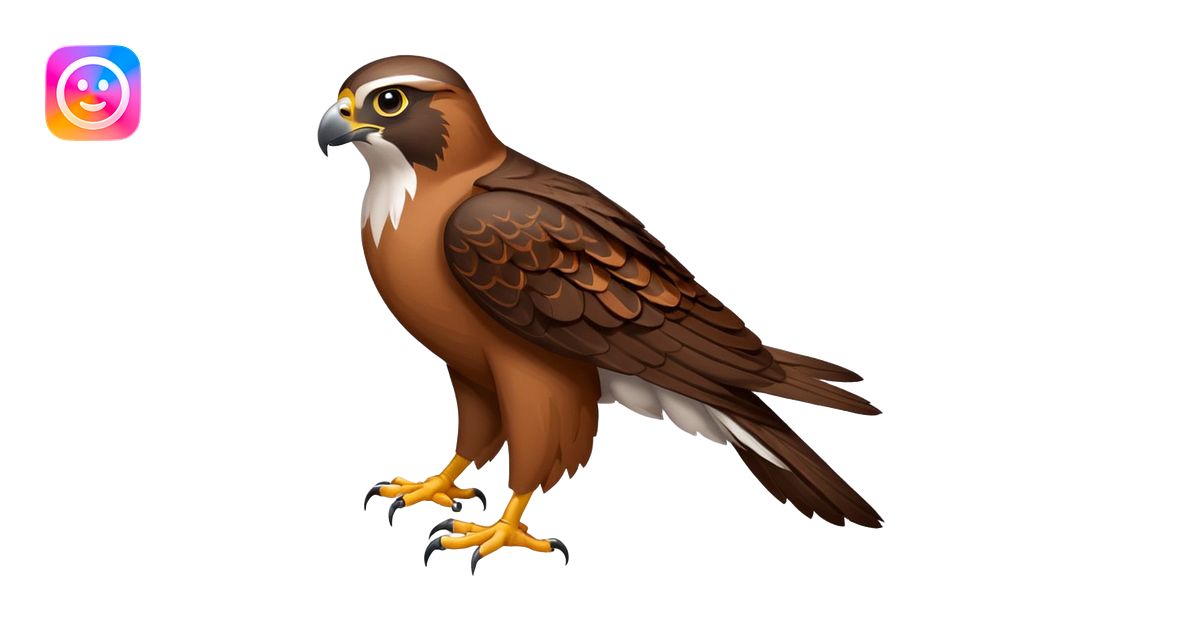 Falcon emoji | AI Emoji Generator