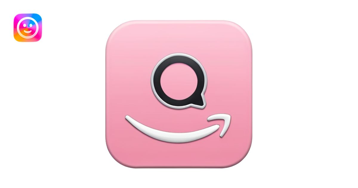 amazon prime video aesthetic logo in pastel pink emoji | AI Emoji Generator