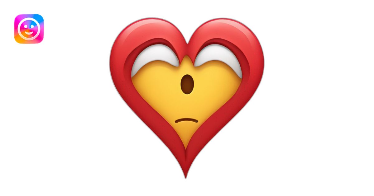 heart-shaped tear emoji | AI Emoji Generator