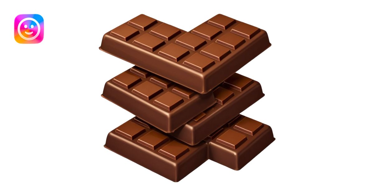 un réseau avec plusieurs chocolats reliés emoji | AI Emoji Generator