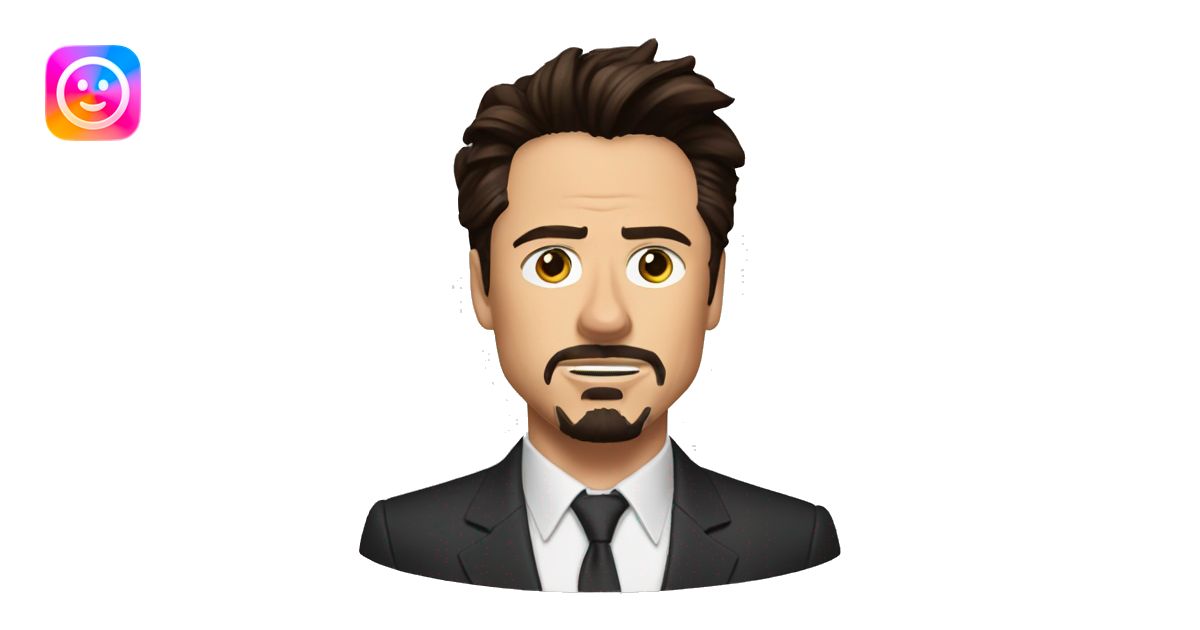 Tony stark emoji | AI Emoji Generator