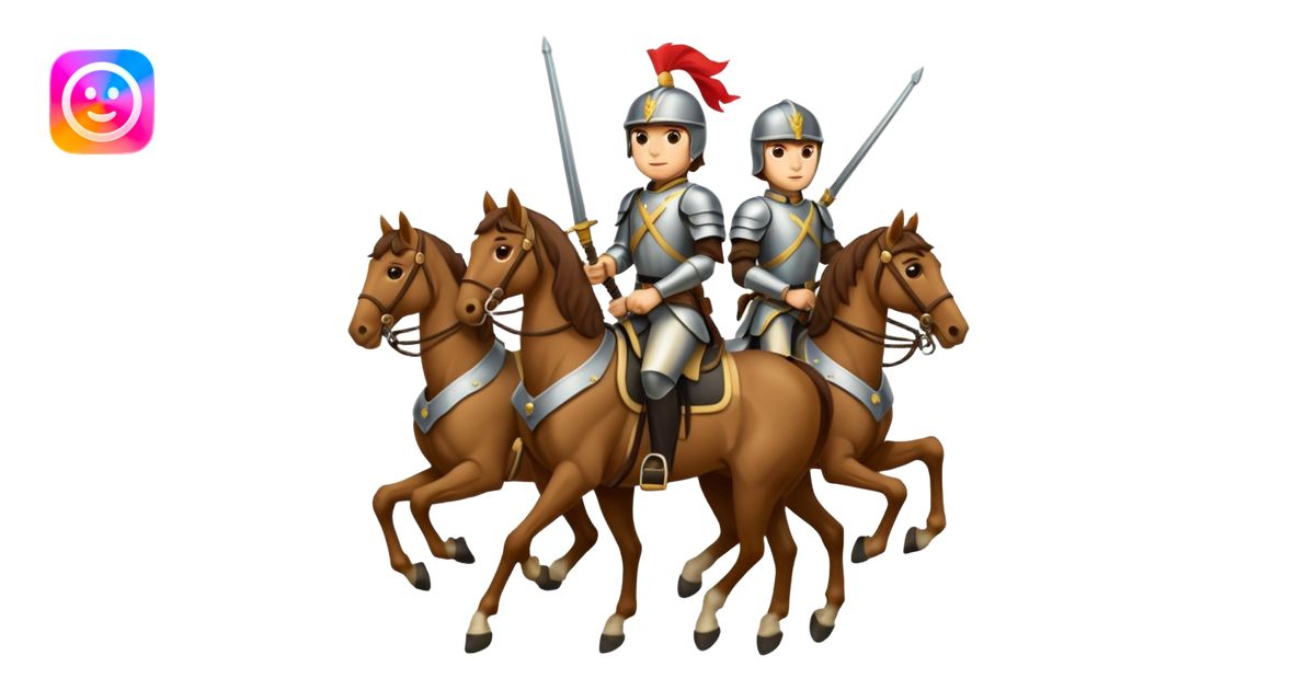 cavalry emoji | AI Emoji Generator