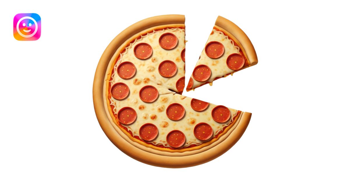 Full Pizza emoji | AI Emoji Generator