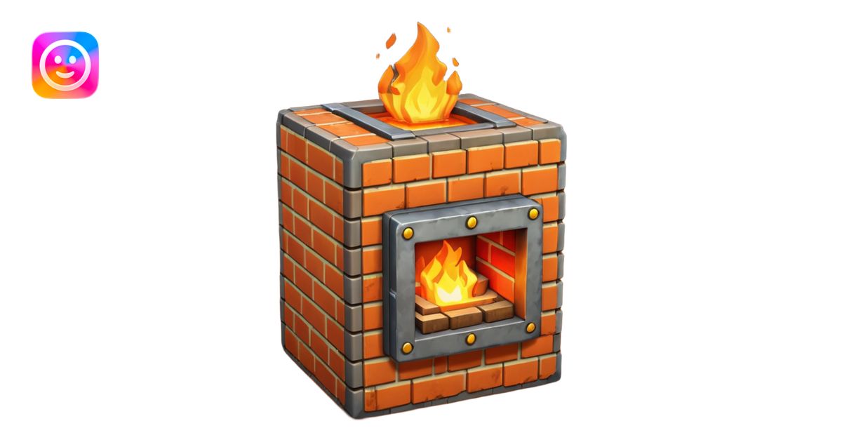 Minecraft Furnace emoji | AI Emoji Generator