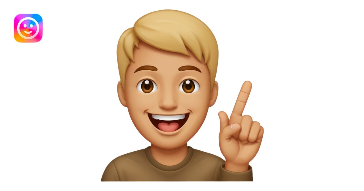 Laughing emoji with middle finger emoji | AI Emoji Generator