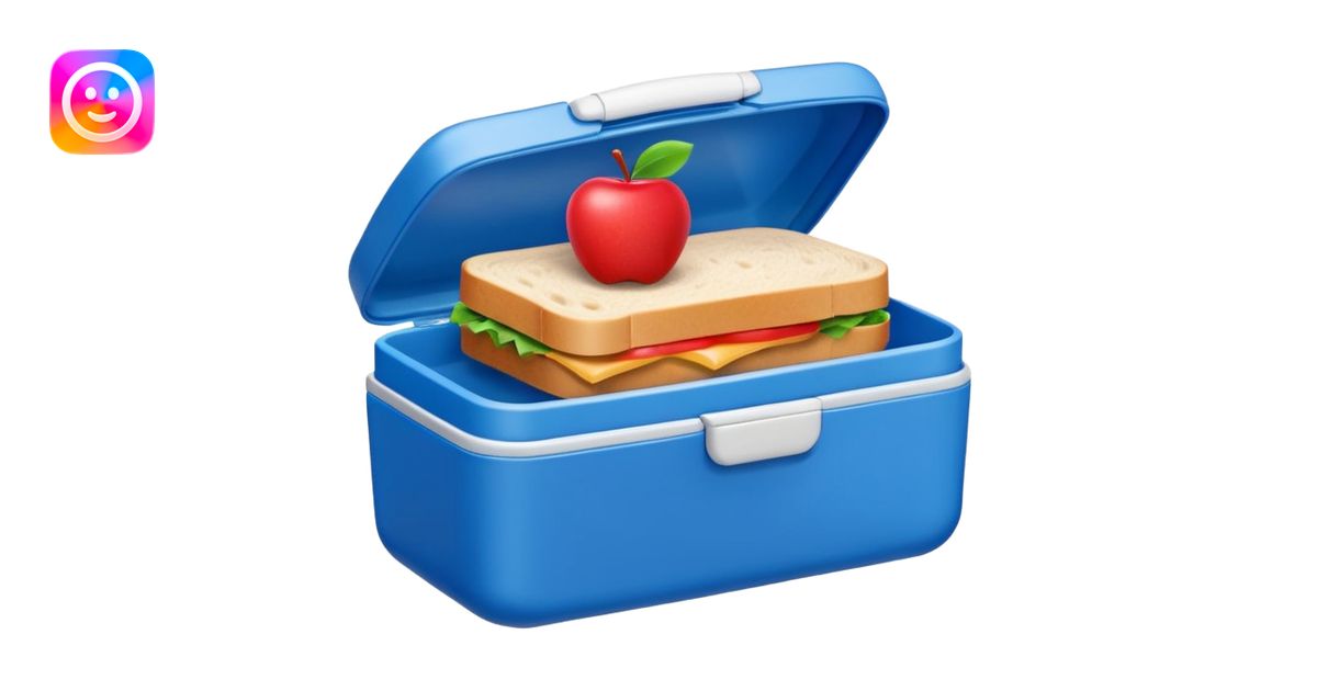 lunch box of kid emoji | AI Emoji Generator
