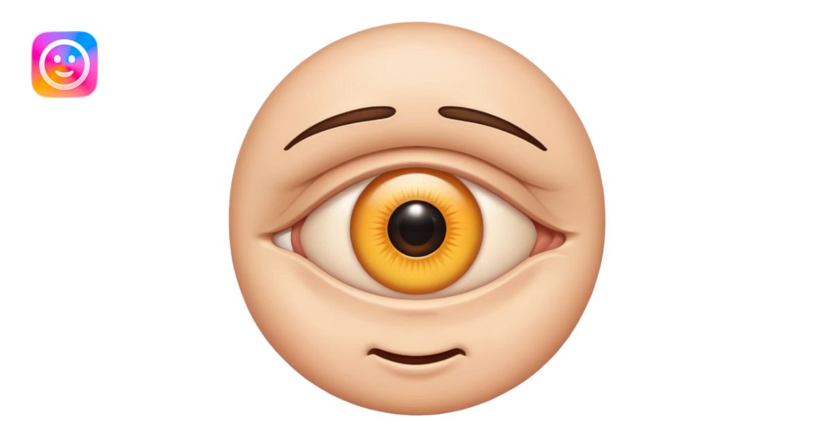 blinking eye emoji | AI Emoji Generator