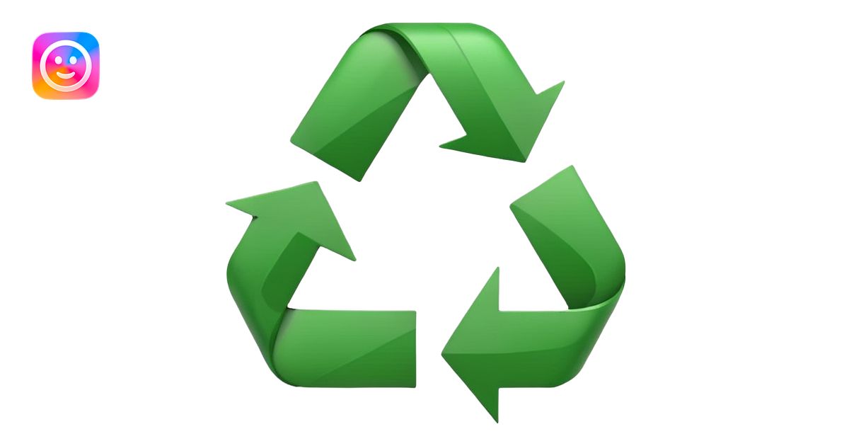 recycle icon emoji | AI Emoji Generator