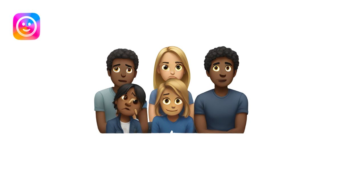 Friends sad emoji | AI Emoji Generator