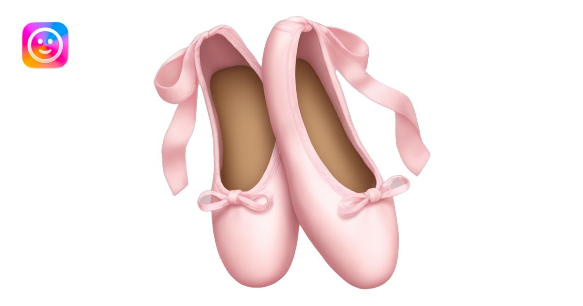 pastel pink ballet shoes emoji | AI Emoji Generator
