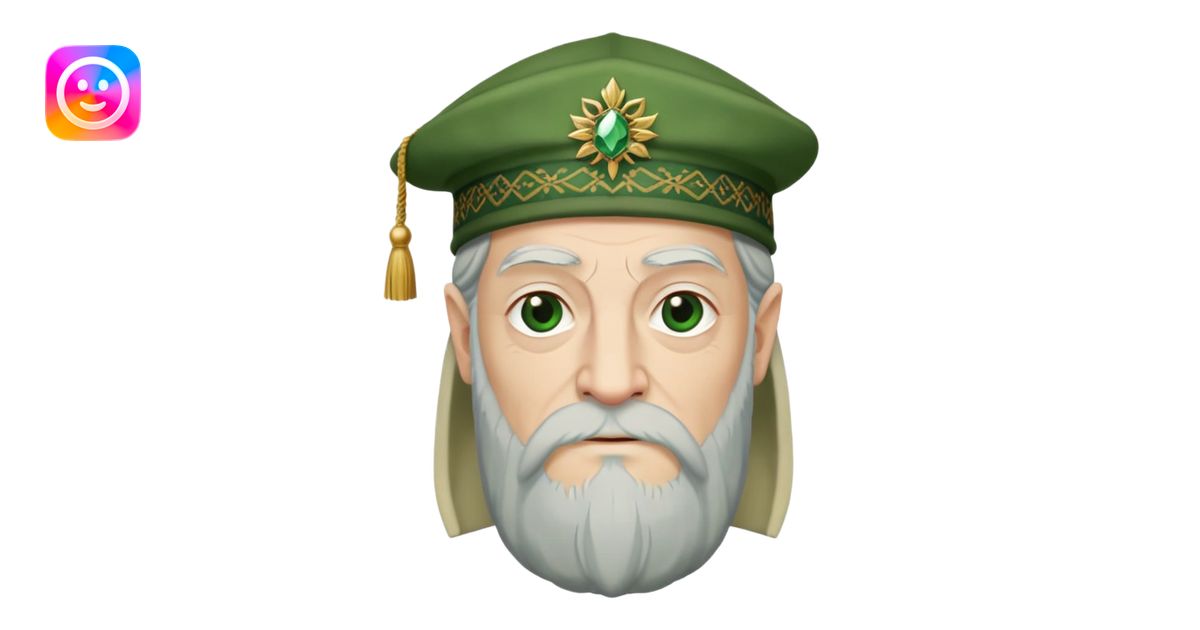 Dumbledore green scotland Tam o'shanter cap with small decorative ...