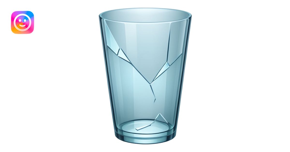 broken empty glass emoji | AI Emoji Generator