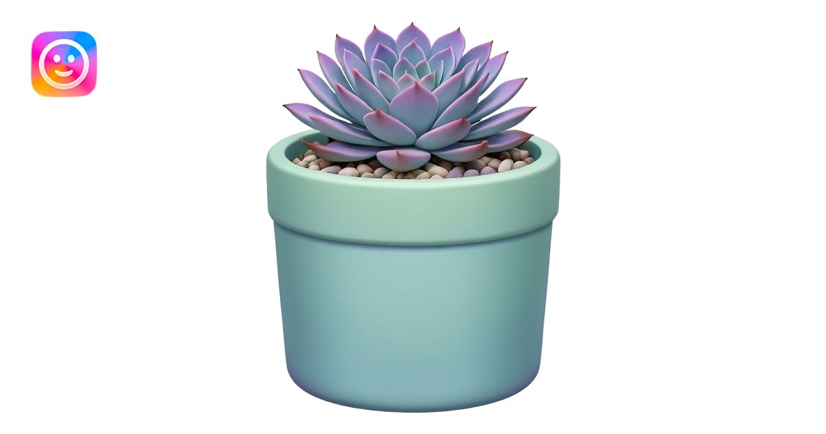 A pastel blue ceramic pot, cylindrical in shape, with a shallow rim ...