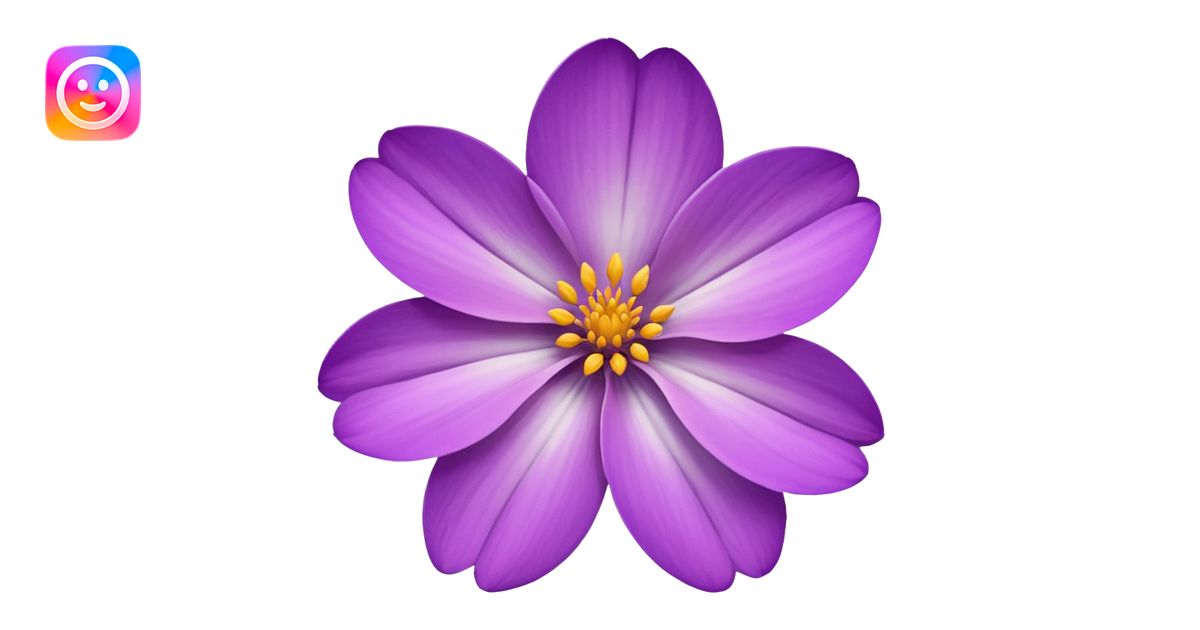 Heather flower emoji | AI Emoji Generator
