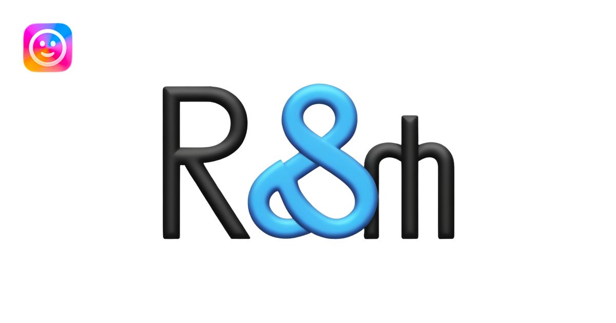 the word "RCH" on a sign with no other letters, words, or numbers emoji ...