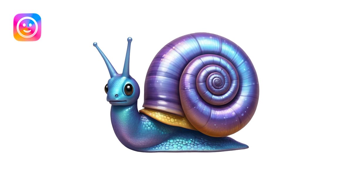 shiny snail emoji | AI Emoji Generator