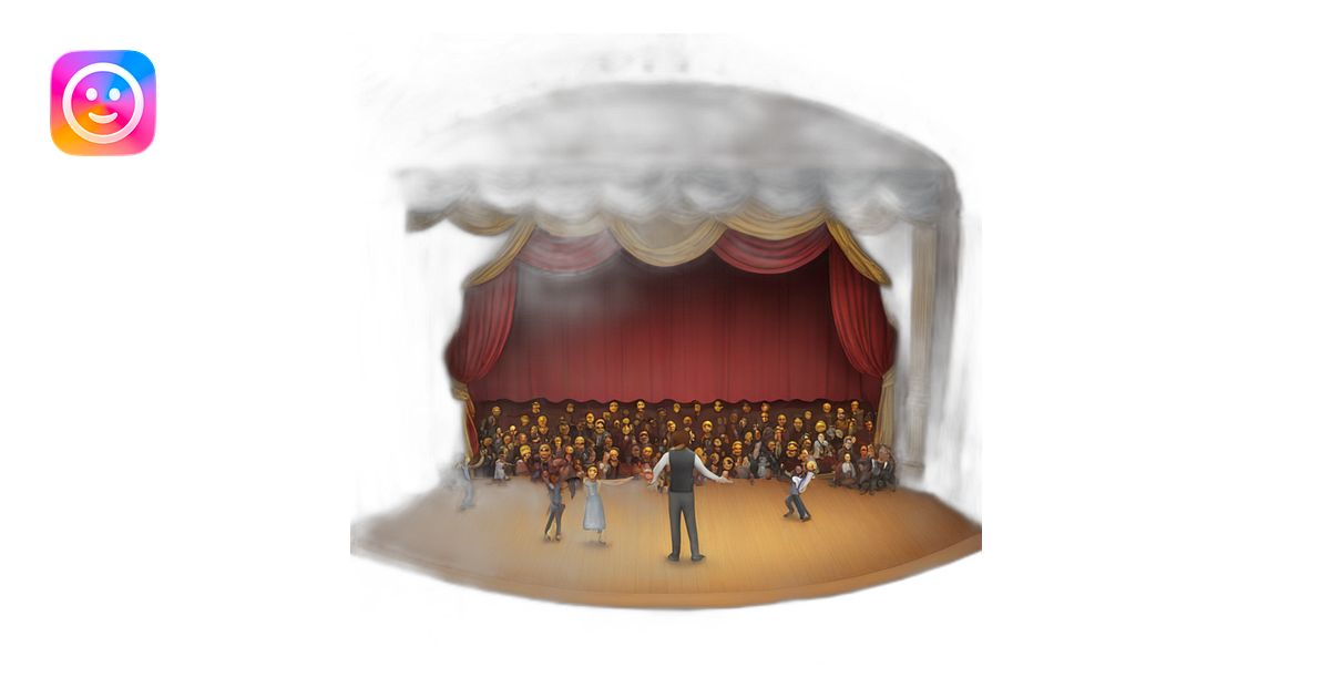 people on theater stage emoji | AI Emoji Generator