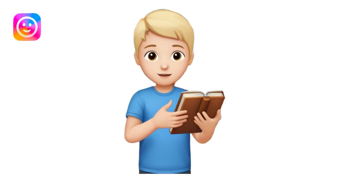 enfant range livre emoji | AI Emoji Generator