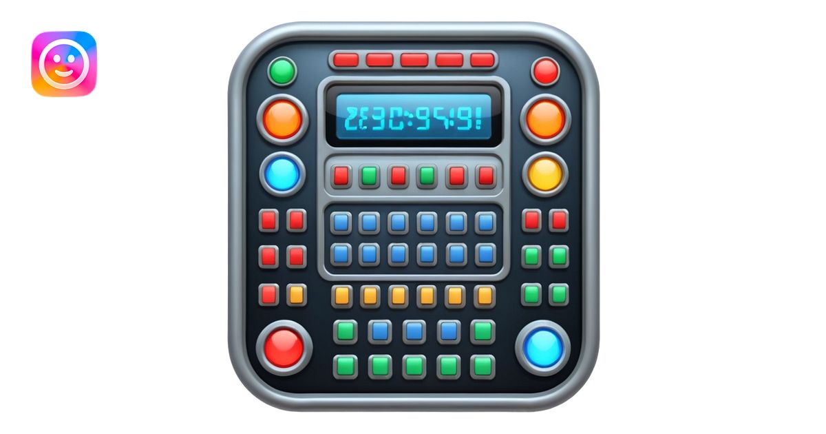 Control Panel of a big space ship emoji | AI Emoji Generator